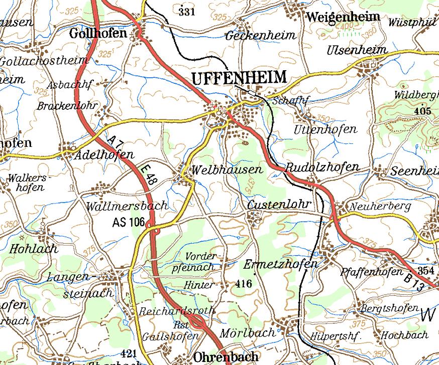 Tornadoverdacht Uffenheim, Custenlohr am 11.06.2009
